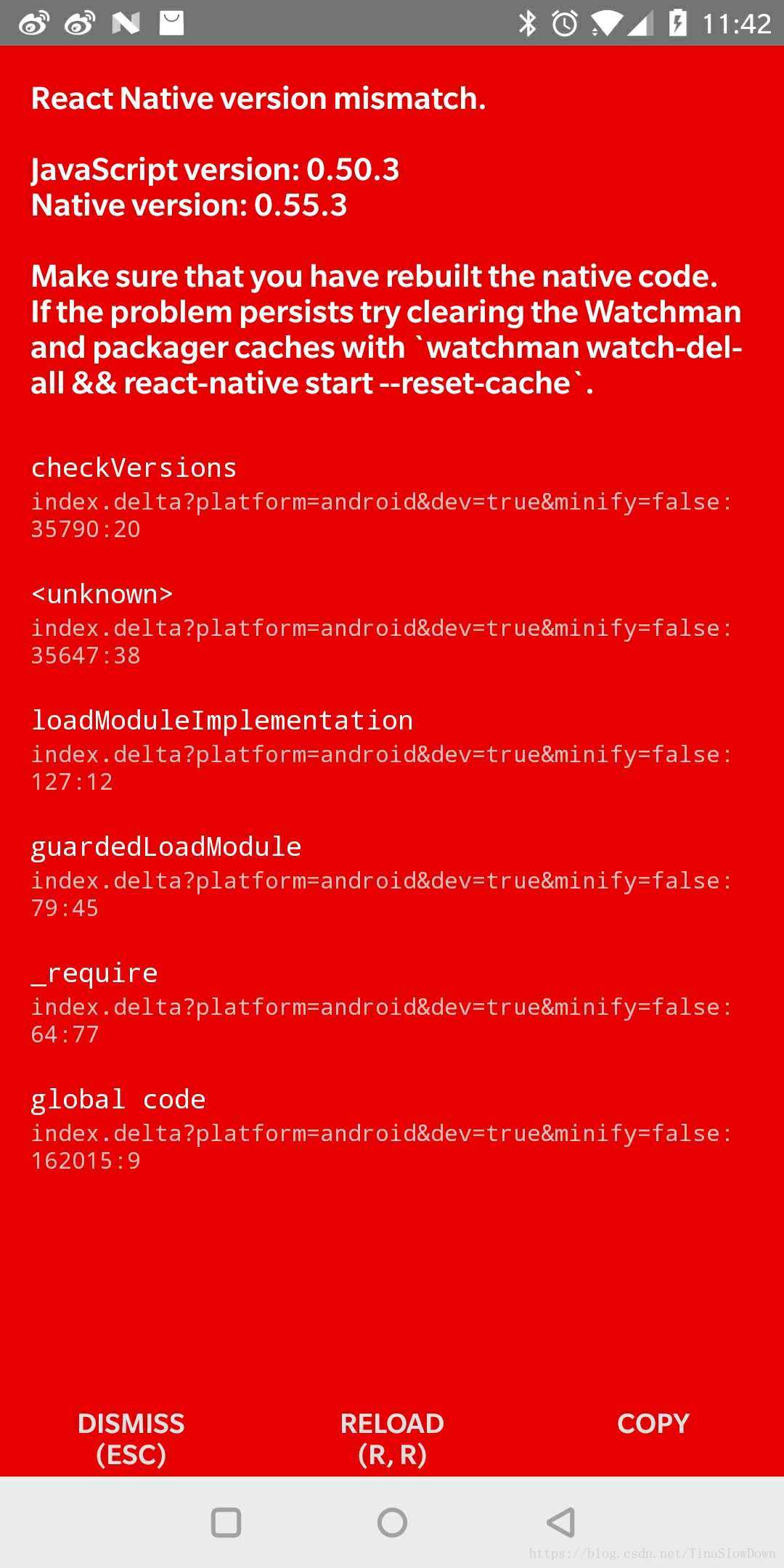 React Native常见报错 Rn App停止运行 Csdn博客