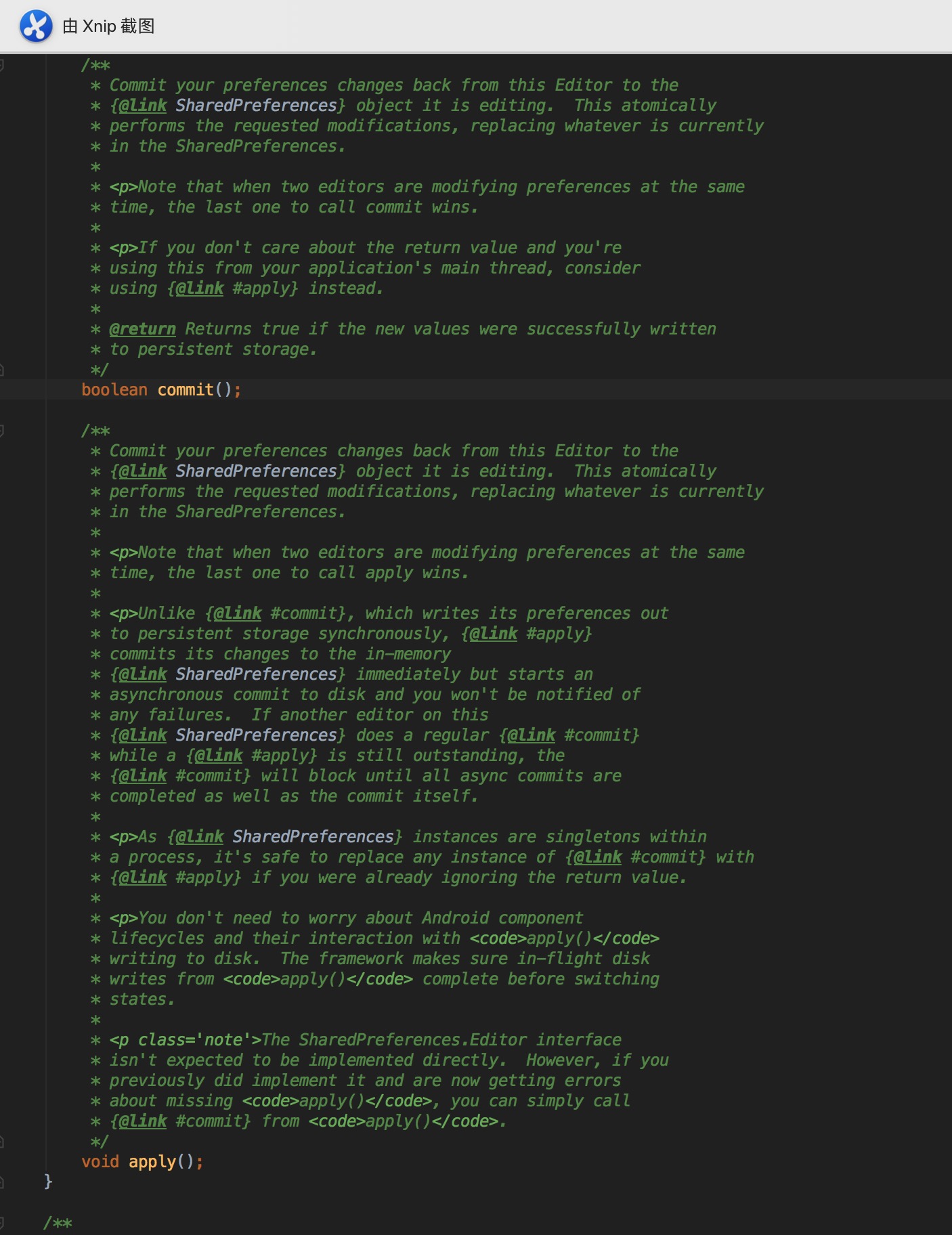 Sharedpreference Apply与commit的分析apply Commit Csdn博客 