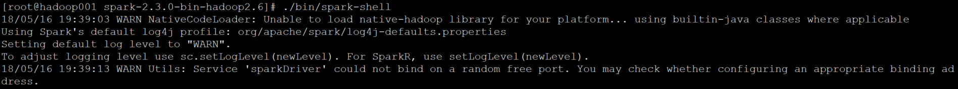 Spark运行shell报错：service Sparkdriver Could Not Bind On A Random Free Port Csdn博客