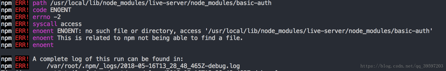 使用npm Install 安装 Live Server遇到的坑live Server安装失败 Csdn博客 
