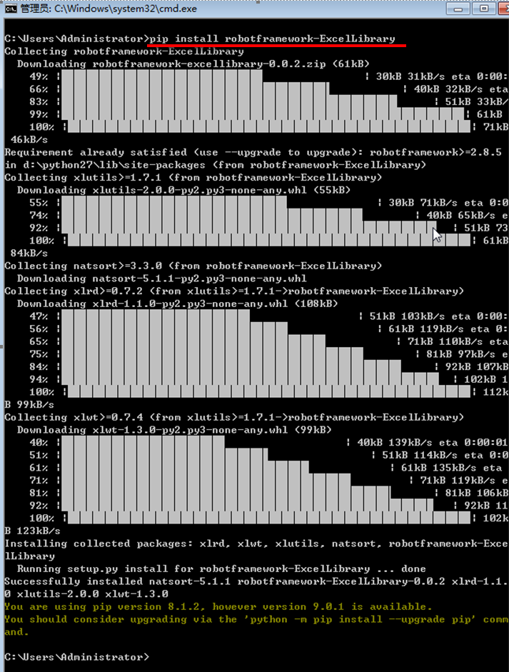 Robotframework Excellibrary读取excel文件 程序员大本营