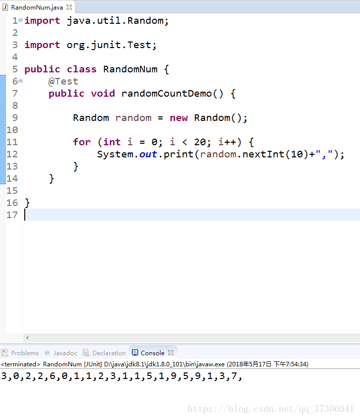 Java Random对象产生0 9随机整数java 01到09随机数 Csdn博客 
