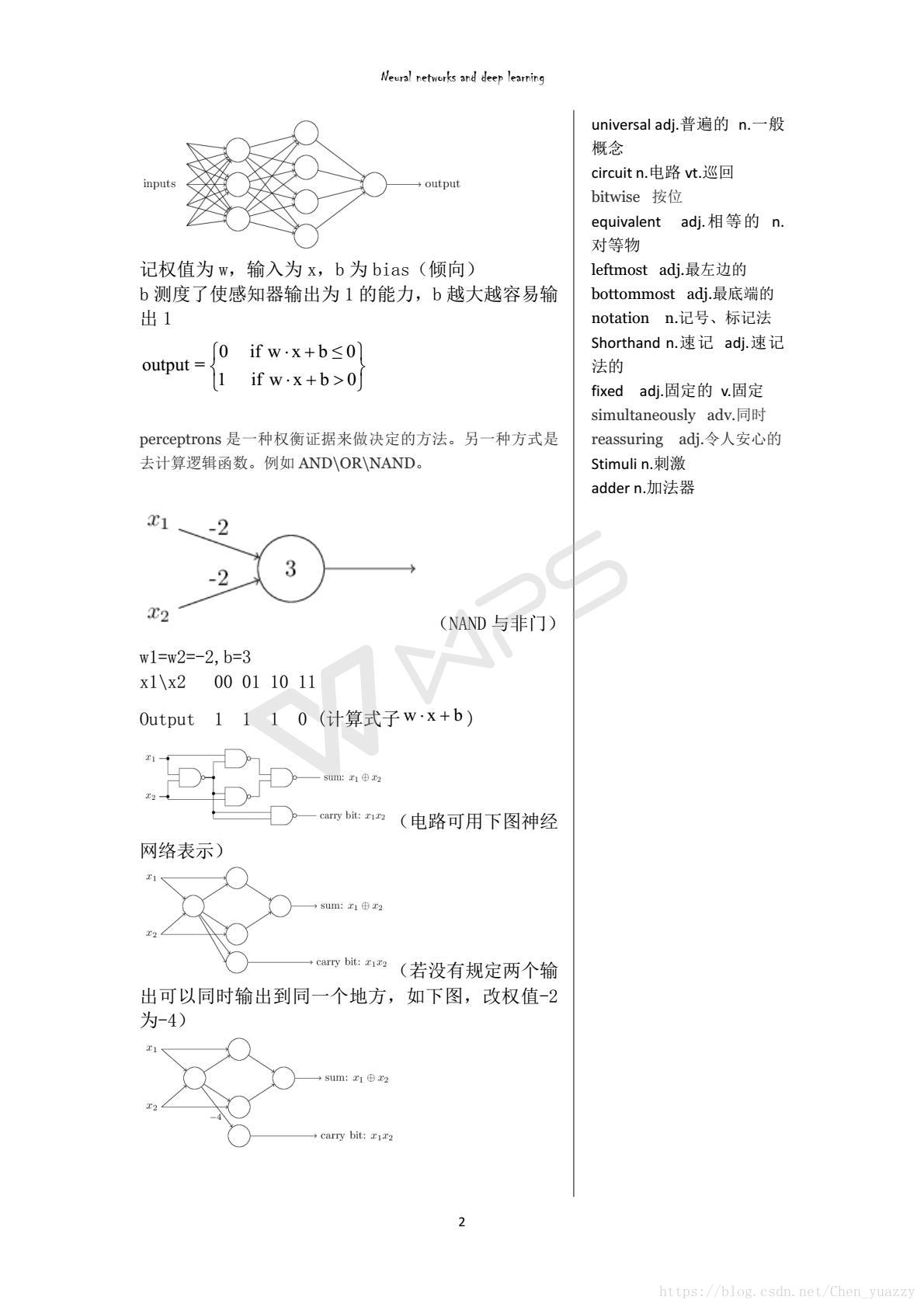 【学习笔记】neural Networks And Deep Learning 神经网络和深度学习 Csdn博客 