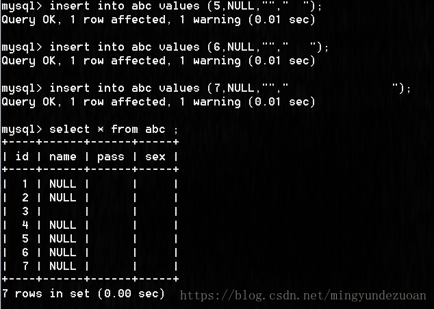 Null、not Null与空值null和not Null医学 Csdn博客 