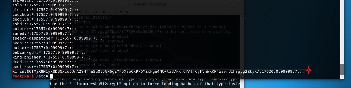 john破解系统密码（windows和kali）_kali 获取文件hash值保存-CSDN博客