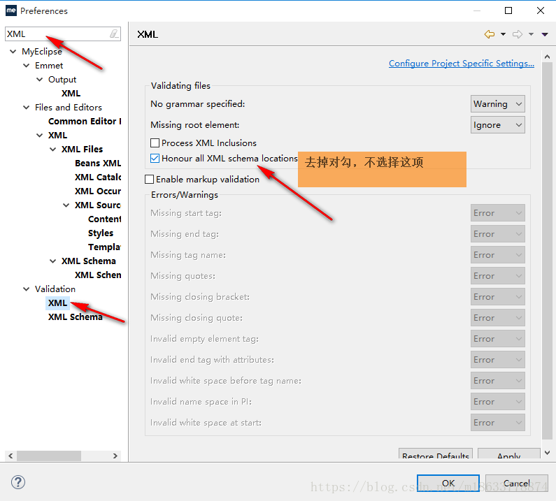 【myeclipse】常见问题 Xml Problem Csdn博客