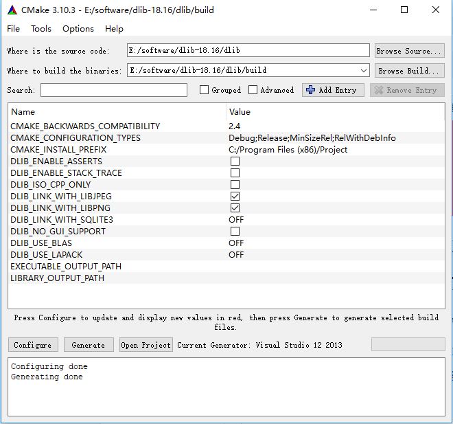 Win10 Dlib Vs2013编译配置dlib Vs2013 配置 Csdn博客 