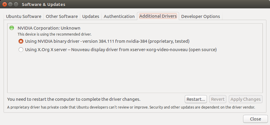 Ubuntu16.04深度学习环境配置——NVIDIA显卡驱动、CUDA8.0、cuDNN v6.0_下载配置cudnn v6.0 library-CSDN博客
