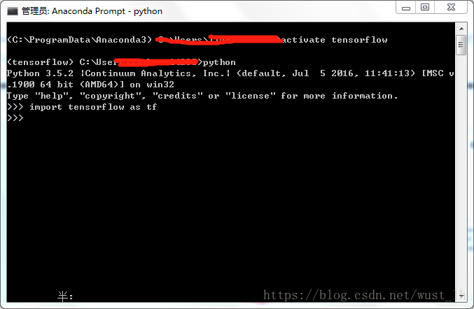 Window上安装tensorflow Cpu版本 Csdn博客 7782
