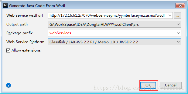 使用idea根据wsdl生成webservices客户端代码 Javaidea Set Valid Apache Axis2 Csdn博客 1009