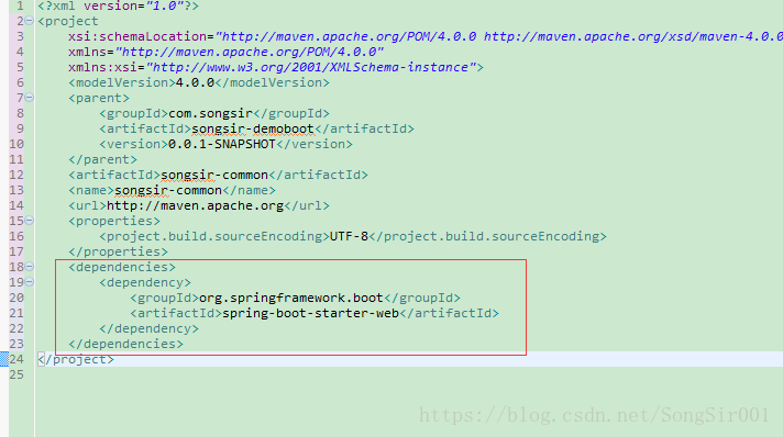 Maven聚合项目搭建，简单的springboot集成 Springboot Maven Project Maven Model Csdn博客