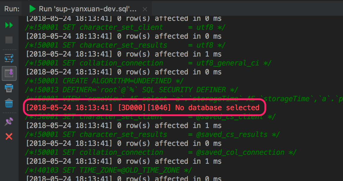 Datagrip Mysql No Database Selected 细节坑datagrip No Database Selected Csdn博客