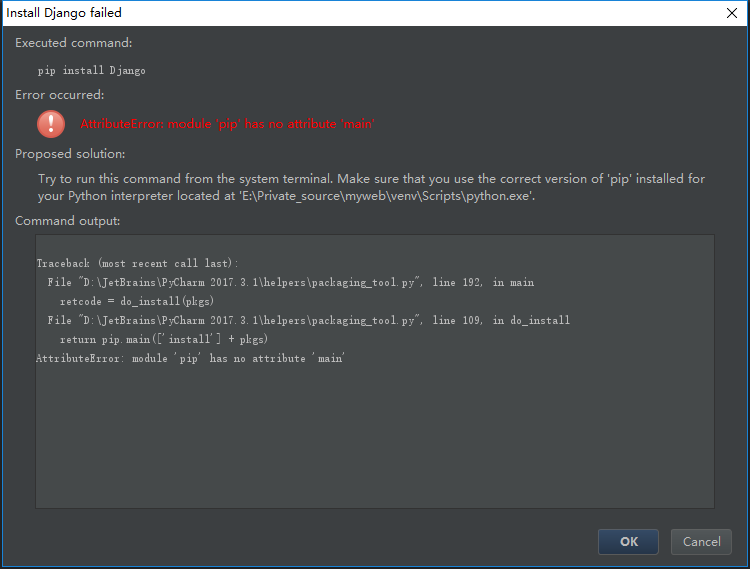 Attributeerror Module Pip Has No Attribute Main Problem Solving Programmer Sought
