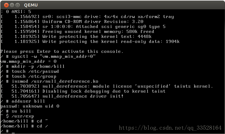 新手玩转linux Kernel漏洞之null Pointer Dereferencekernel Null Pointer Dereference Csdn博客
