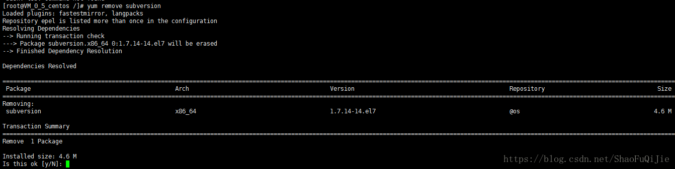 Linux Svn卸载与安装yum命令卸载svn Csdn博客 