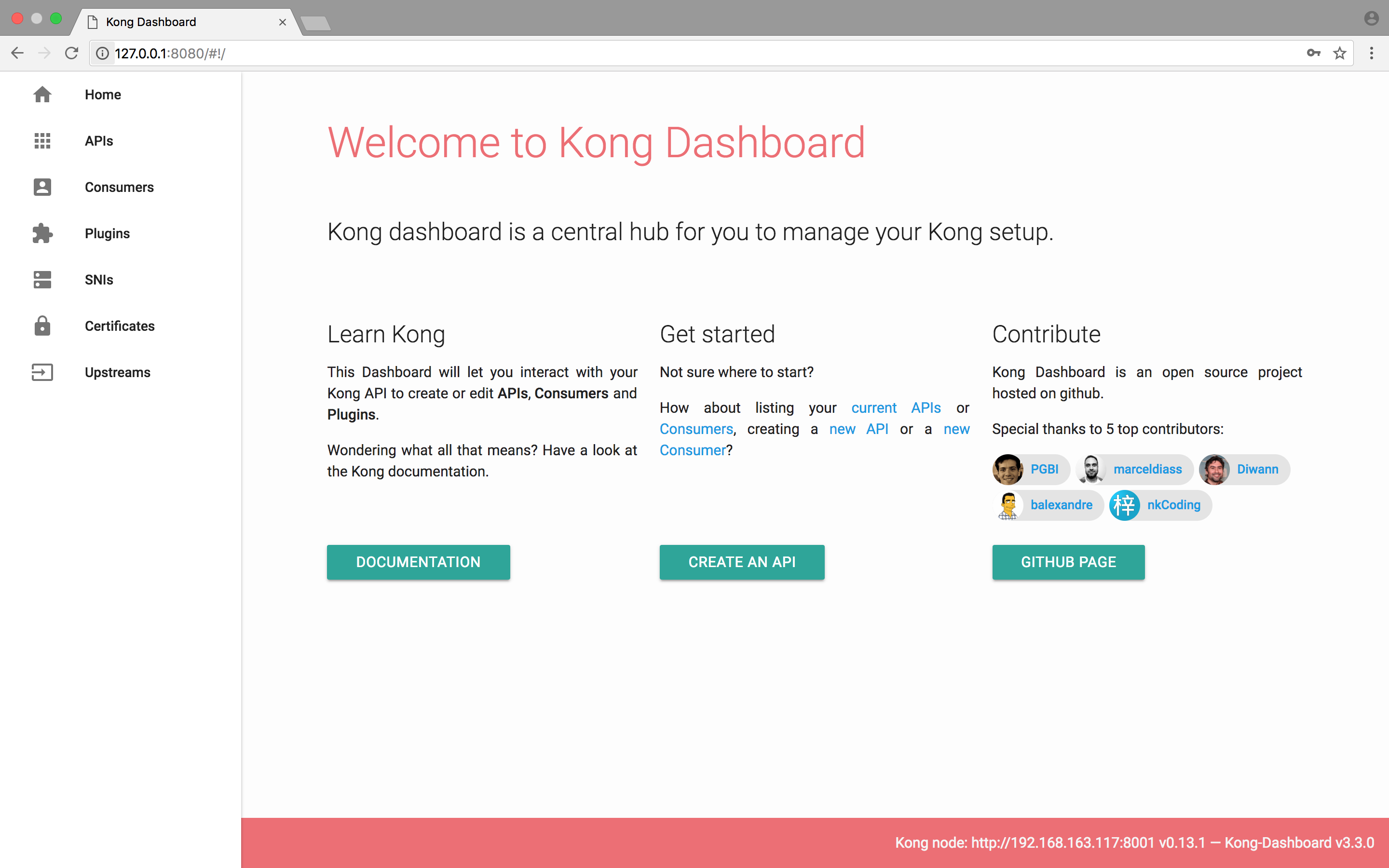 Install configuration kong, postgres, and kong-dashboard - Programmer Sought