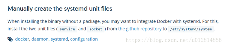 解决二进制方式安装 Docker 不能使用 Systemd Systemctl 工具管理 Docker 服务的问题 Systemctl