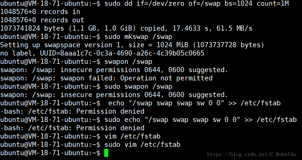 Virtual Memory Exhausted Cannot Allocate Memory问题解决 Csdn博客 