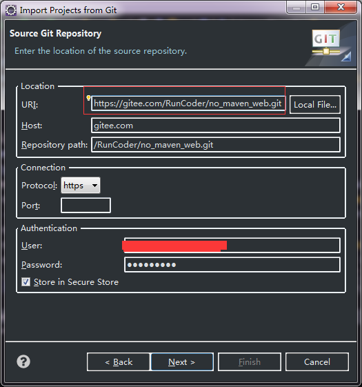 Github上gitee码云上下载的项目如何导入eclipse中使用eclipse怎样导入gitee上项目 Csdn博客