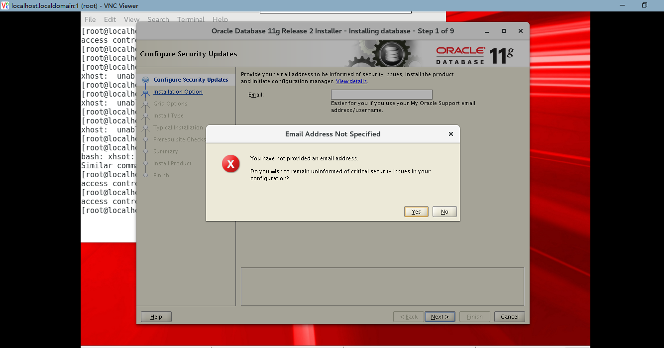 Oraclelinux下使用vnc远程安装oracle11g用vnc连linux服务器后怎么打开oracle的runinstaller Csdn博客