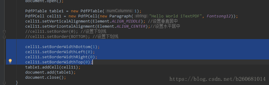 Itext Pdf的使用comitextpdftextfont下划线 Csdn博客 