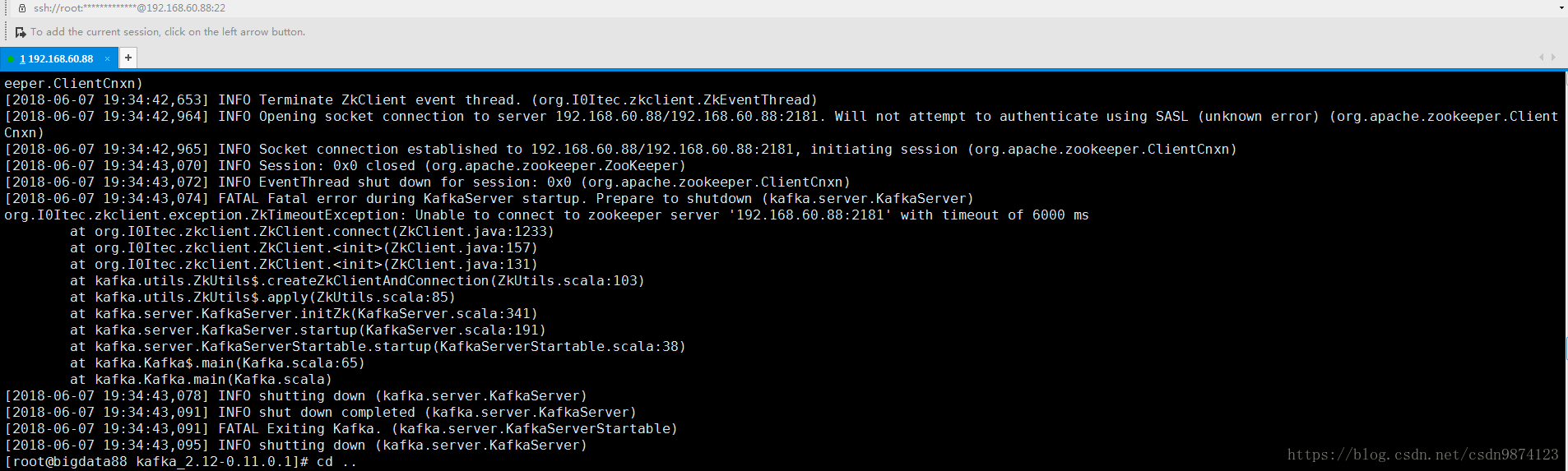 Kafka启动报错处理 Initializenewpublishers The Loader Is Still Catch Csdn博客