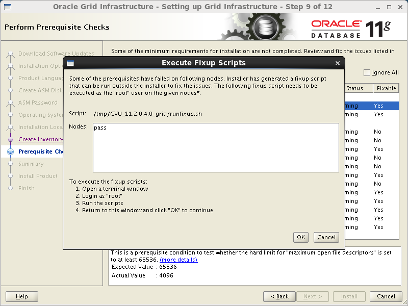 Ocp学习笔记——11g Asm Standalone Server安装步骤value Of Max Processes Softlimit In Response File Csdn博客