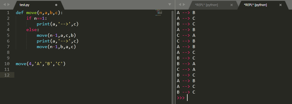 Python实现：汉诺塔问题汉诺塔python代码 Csdn博客