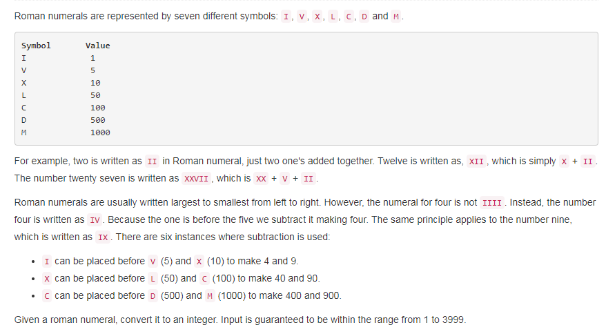 【leetcode系列】罗马数字转整数 Roman To Integerint Romantointchars Csdn博客