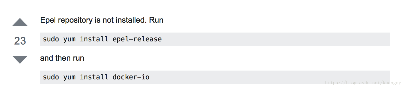 Docker遇到问题六：centos6 Yum安装docker失败，提示“no Package Docker Io Available” Centos6 No Package Pkg