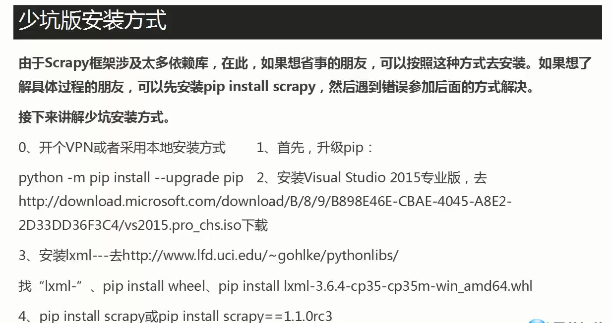 Failed Building Wheel For Twisted Error When Installing Scrapy Programmer Sought