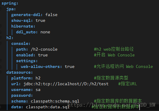 Spring Boot环境下的 H2数据库基本配置 Java Spring Boot H2配置 Csdn博客