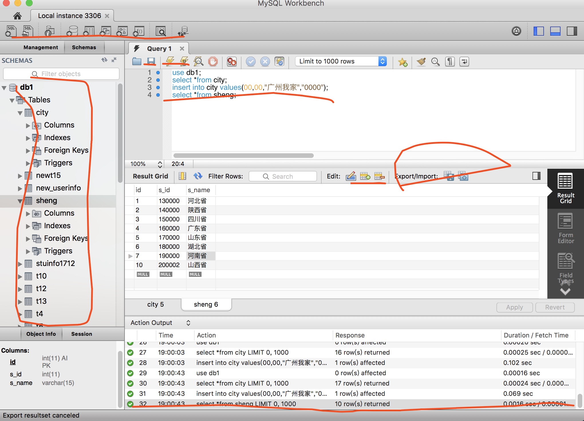 Workbench graphical interface operable MySQL database - Programmer Sought