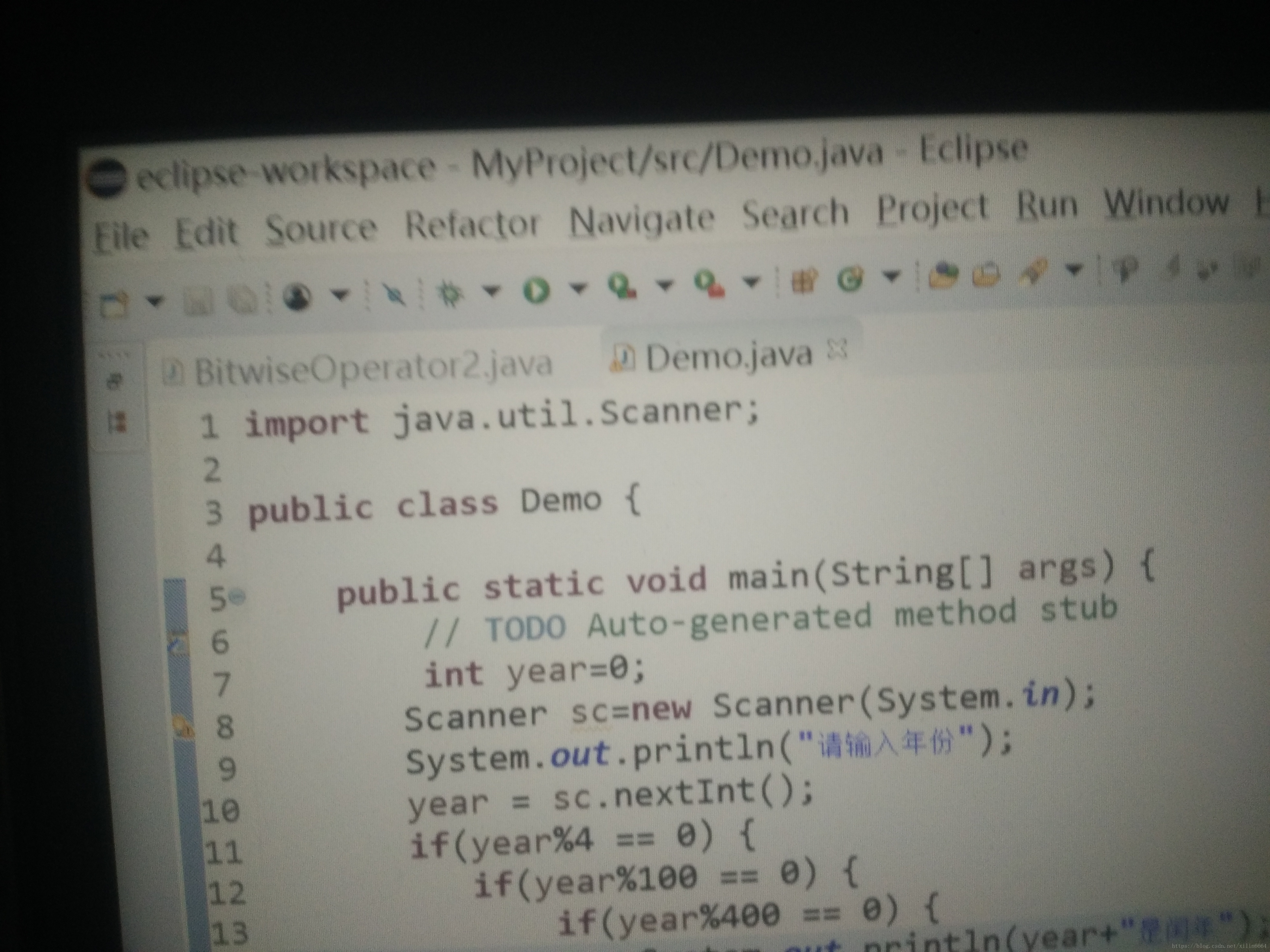在eclipse中自动导入scanner时出错eclipse使用scanner报错 Csdn博客 