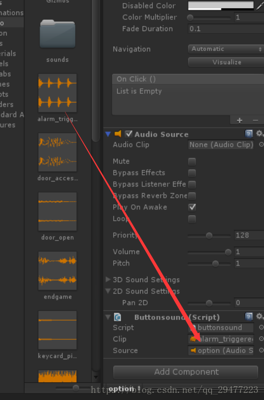 Unity游戏制作问题整理（1） 添加按钮声音unity制作游戏中的问题 Csdn博客 