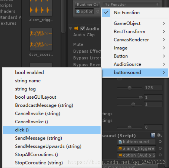 Unity游戏制作问题整理（1） 添加按钮声音unity制作游戏中的问题 Csdn博客 