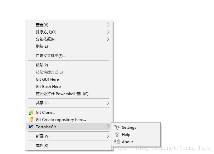 Tortoisegit 右键没有 Gitclone 和 Setting右键没有git Clone Csdn博客 