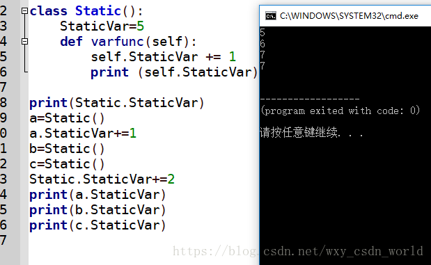 Python 类中的 静态”成员变量python静态成员变了 Csdn博客