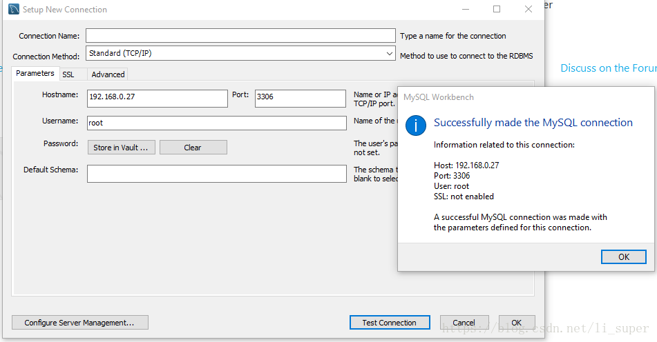 Mysql Workbench 连接虚拟机的mysql服务器mysql Workbench 链接虚拟机advanced设置 Csdn博客 5242