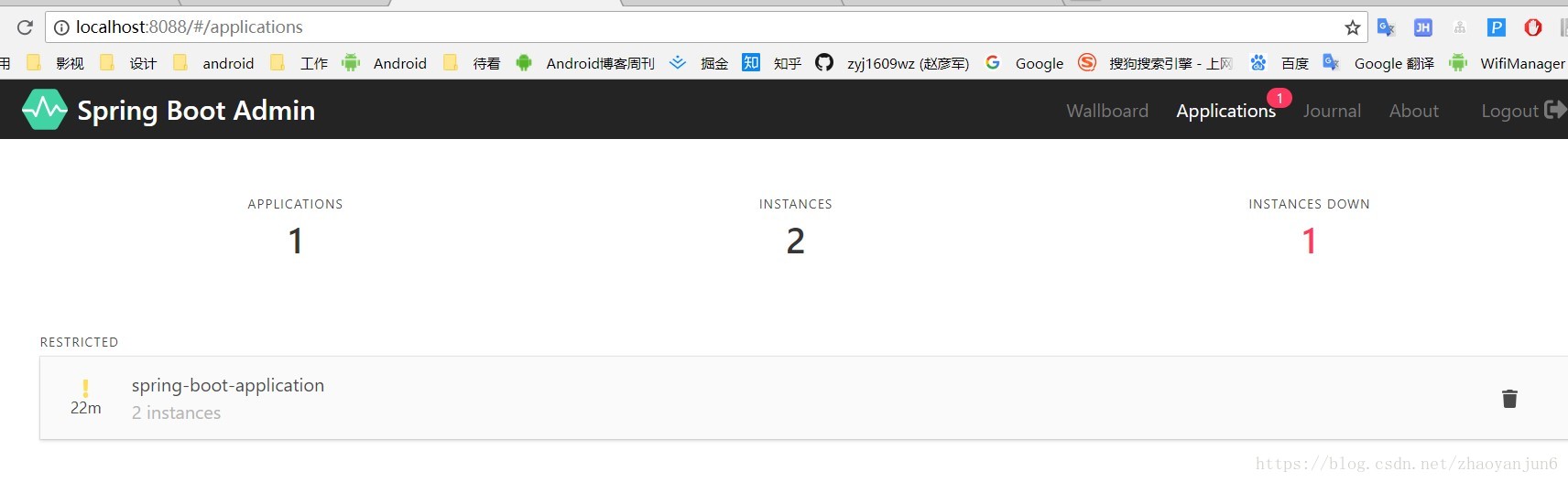 Springboot 2 X 监控中心：admin 动态监控 Admin Csdn博客