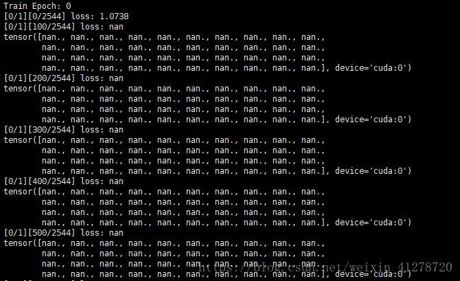 Pytorch训练过程中loss出现nan的原因及可采取的方法pytorch在训练时mesloss变nan Csdn博客 1372