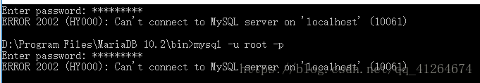 Error 2002 Hy000 Can T Connect To Mysql Server On Localhost 10061