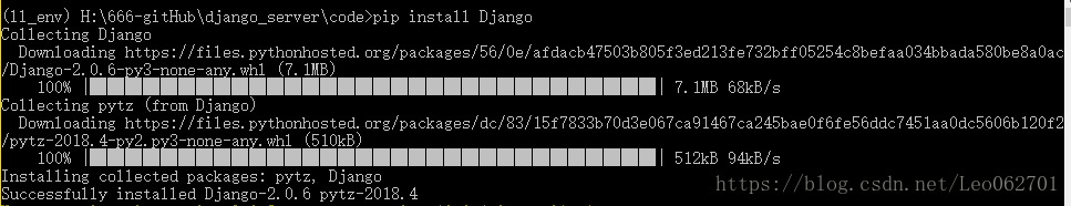 Django创建工程 Csdn博客 