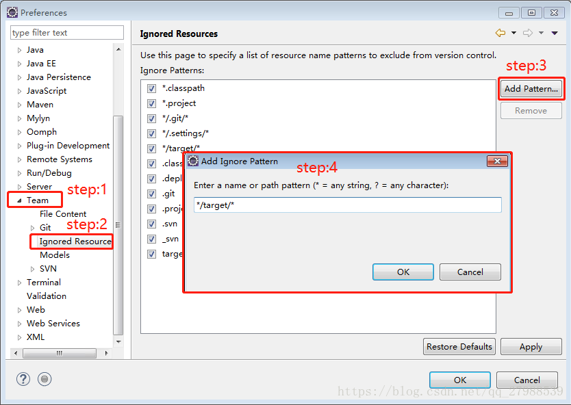 Eclipse中设置svn忽略文件和文件夹svn过滤eclipse Java项目文件 Csdn博客 