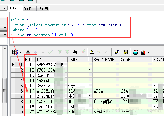 Oracle分页：rownum从1开始查询没有问题，下一页出现问题 Oracle分页最后一夜查不到 Csdn博客
