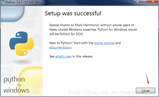第一步：python的首次安装 （最简单直观的方式帮助你首次了解接触python）python安装最后一个页面什么意思 Csdn博客 