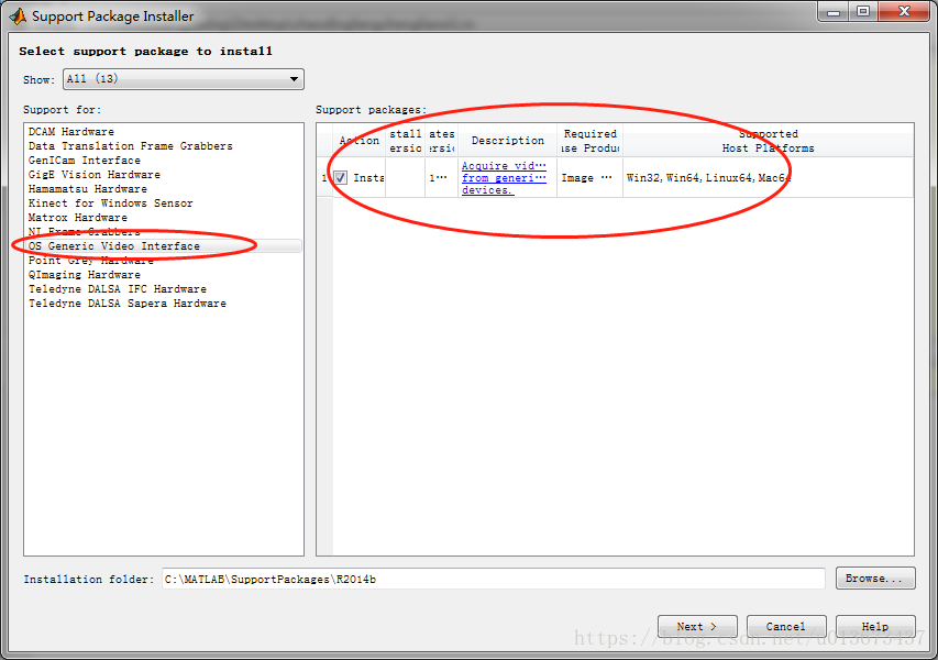 使用matlab2014软件调用笔记本摄像头或者外接摄像头matlab Support Package Installer Csdn博客 4415