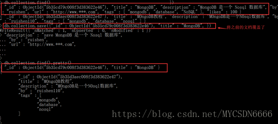 Mongodb之数据库集合文档基本操作mongo集合和文档 Csdn博客 