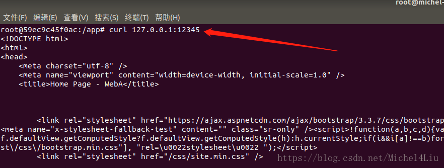 Docker的 Core应用部署系列——进入正在运行的docker容器里面 Netcore Docker容器预热正在进行中 Csdn博客