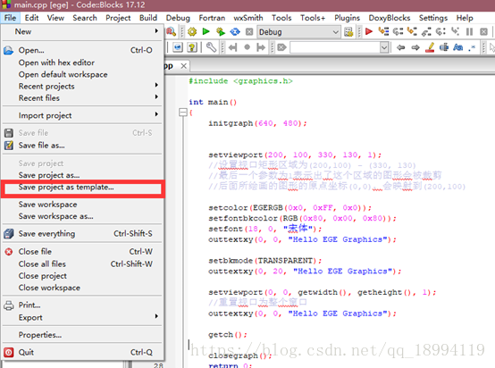 初学ege图形库零 从零开始codeblocks安装配置使用ege图形库codeblocks 配置graphics Csdn博客 6183